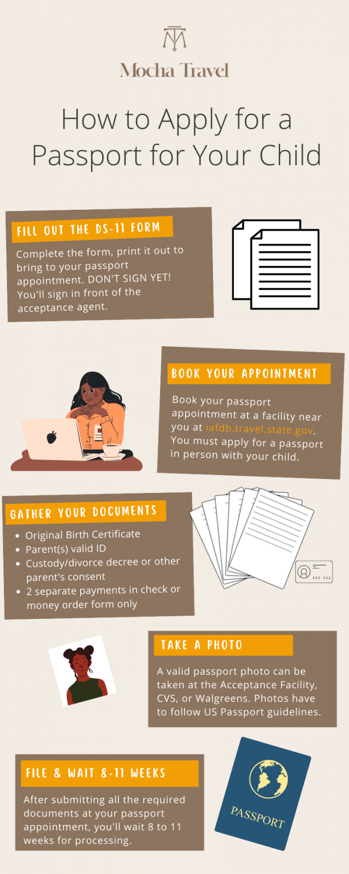 How to Apply for a Passport for Your Child - Mocha Travel